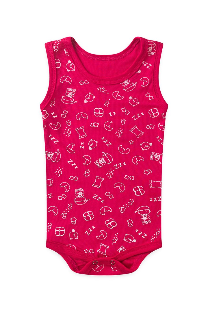 Body Bebê Regata Pink Hora do Sono (1/2/3) | Bebê Fofuxo